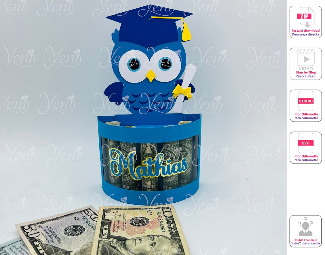Owl Money Holder / Projects for Papercraft / Digital File - Studio, Svg ...