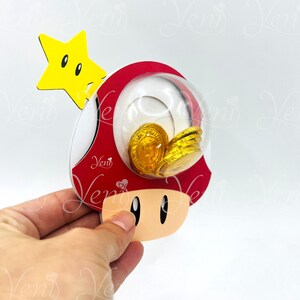 Three Pack Mario Bros Candy Holders - for 8cm / 3.15” Sphere - Mario ...