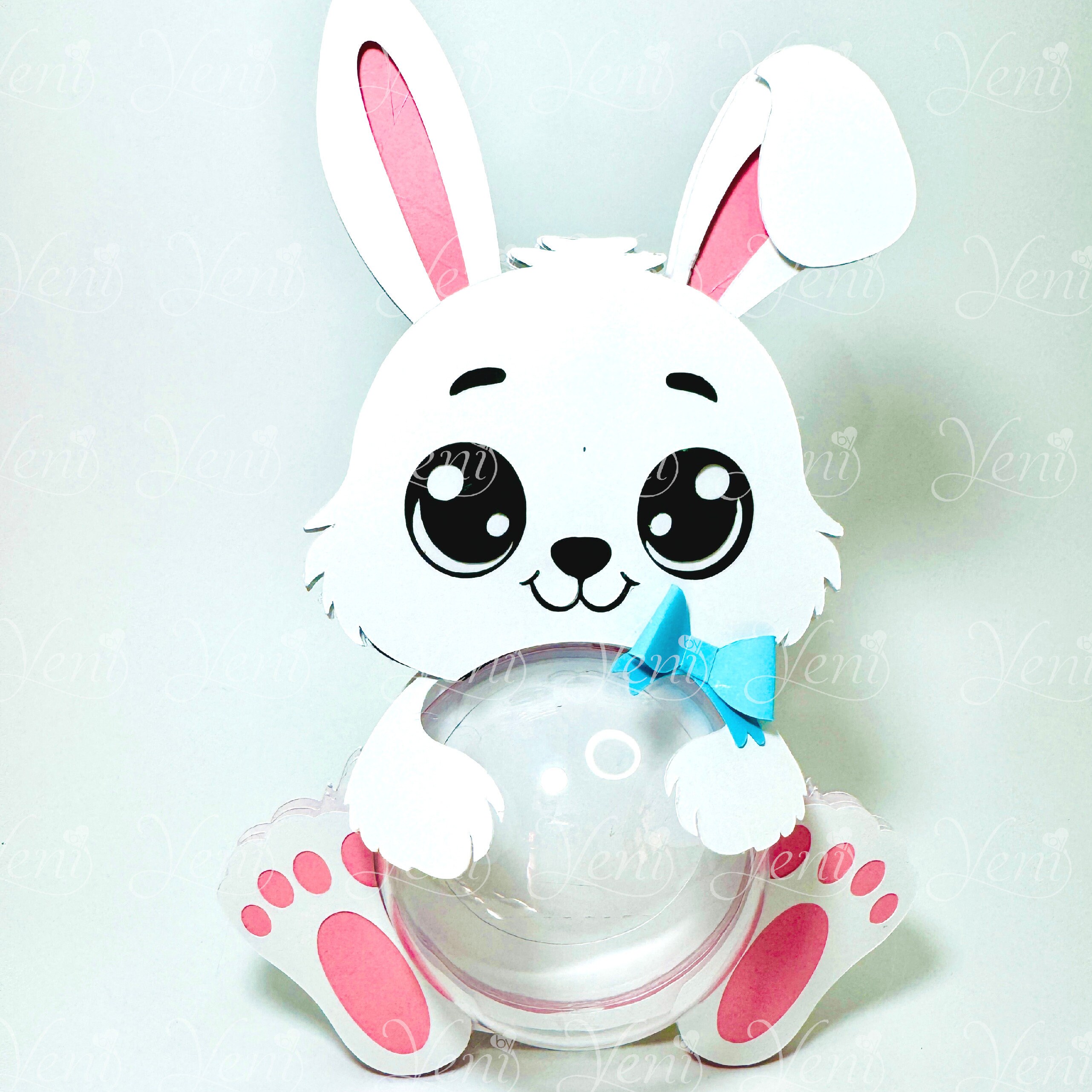 Bunny Candy Holder SVG: Opening Door, 8cm Sphere (digital Files) - Etsy UK