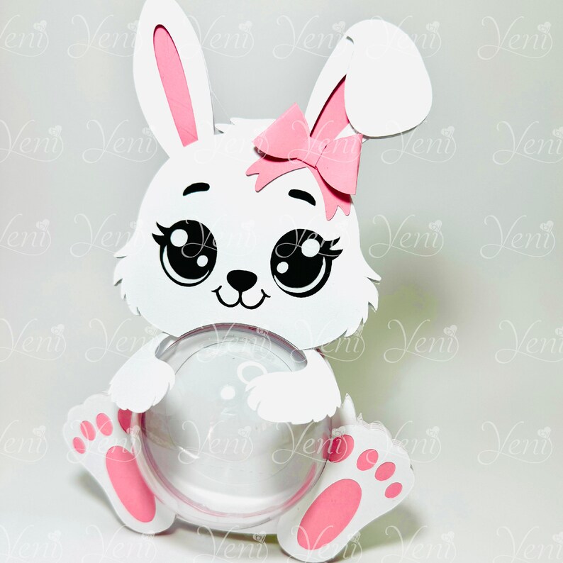 Bunny Candy Holder SVG: Opening Door, 8cm Sphere (digital Files) - Etsy
