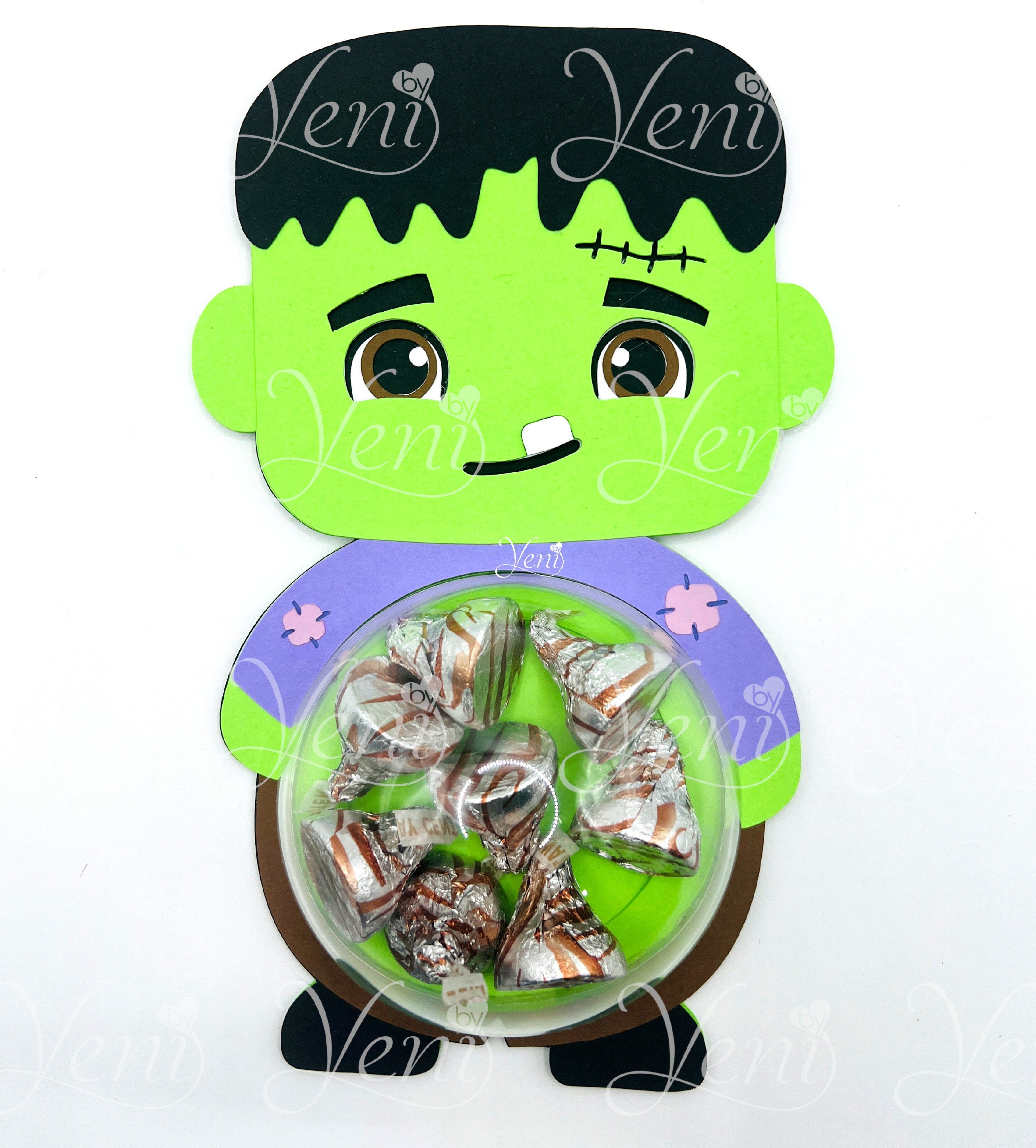 WITH Opening Door Frankenstein Candy Holder - for 8cm / 3.15” Sphere ...