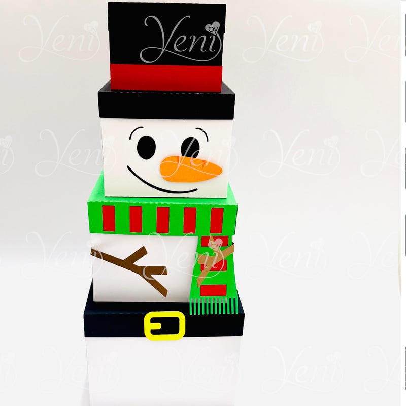 Snowman Box - Etsy