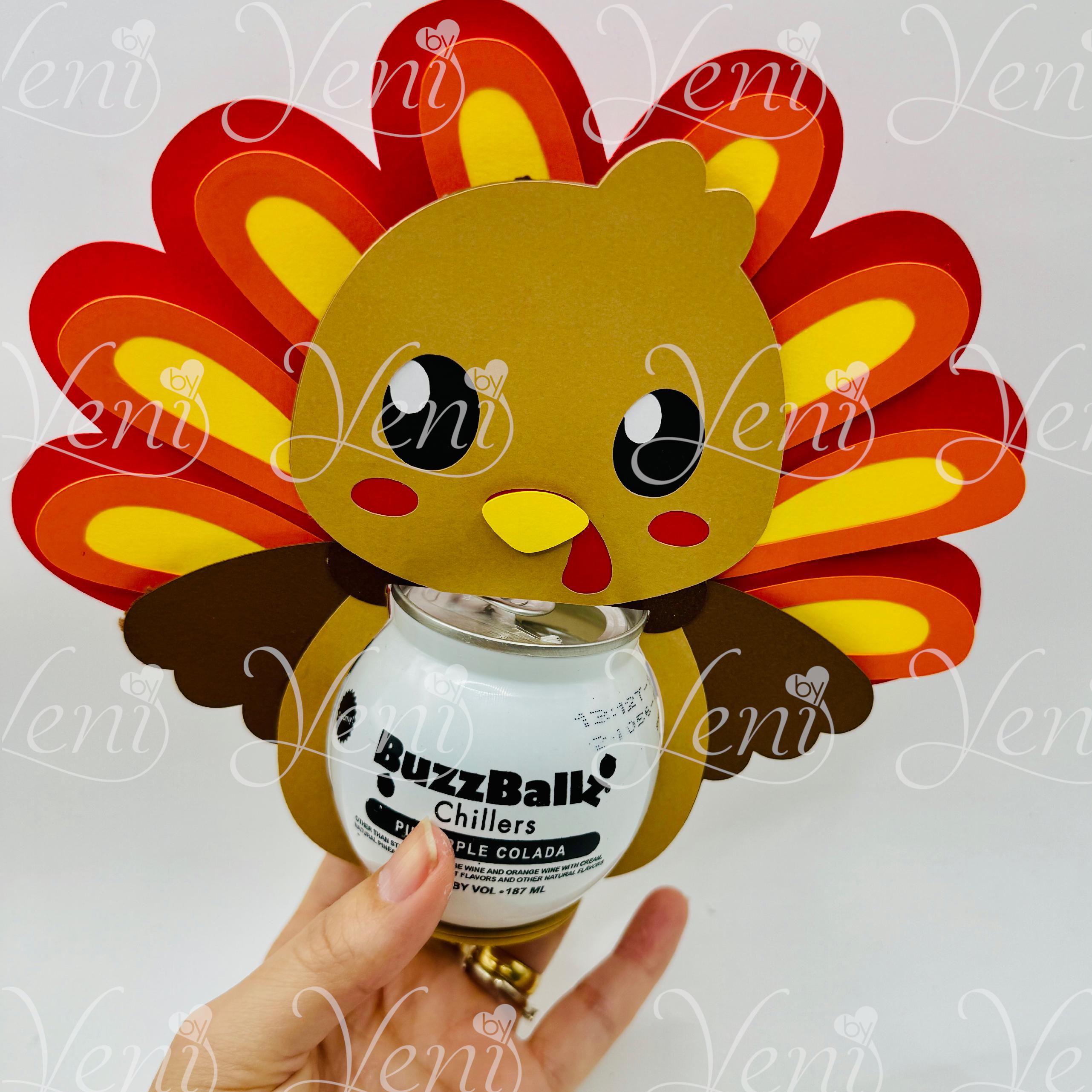 Turkey Buzzballz Holder - SVG (cricut or Scanandcut)- Studio ...