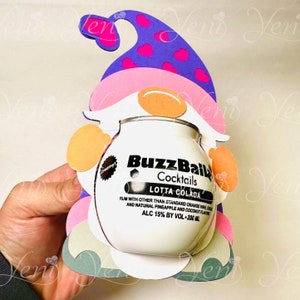 Gnome Buzzballz Holder - SVG (cricut or Scanandcut)- Studio (silhouette ...