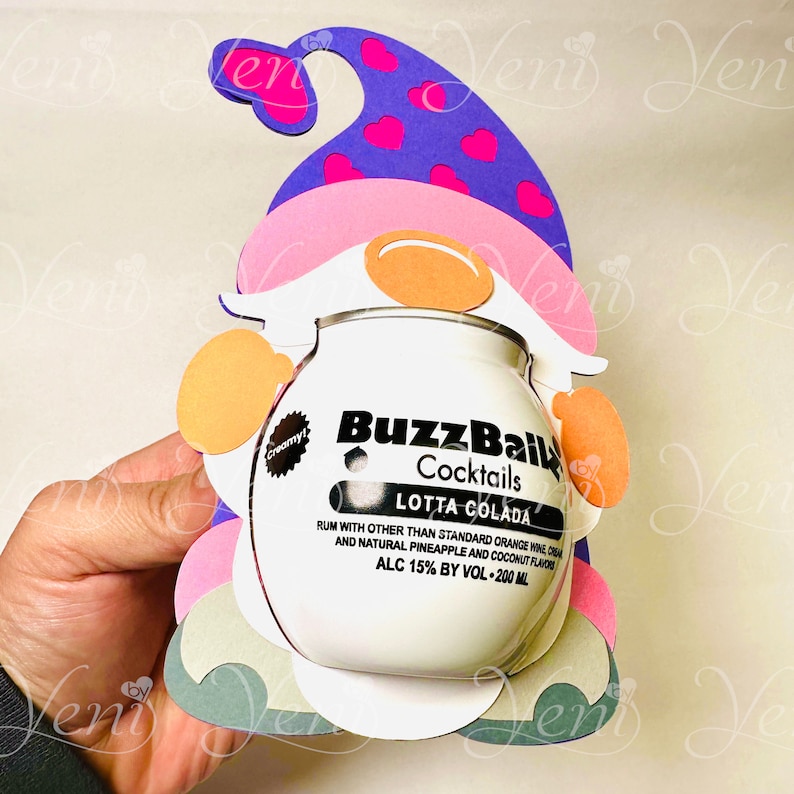 Gnome Buzzballz Holder SVG cricut or Scanandcut Studio silhouette File ...