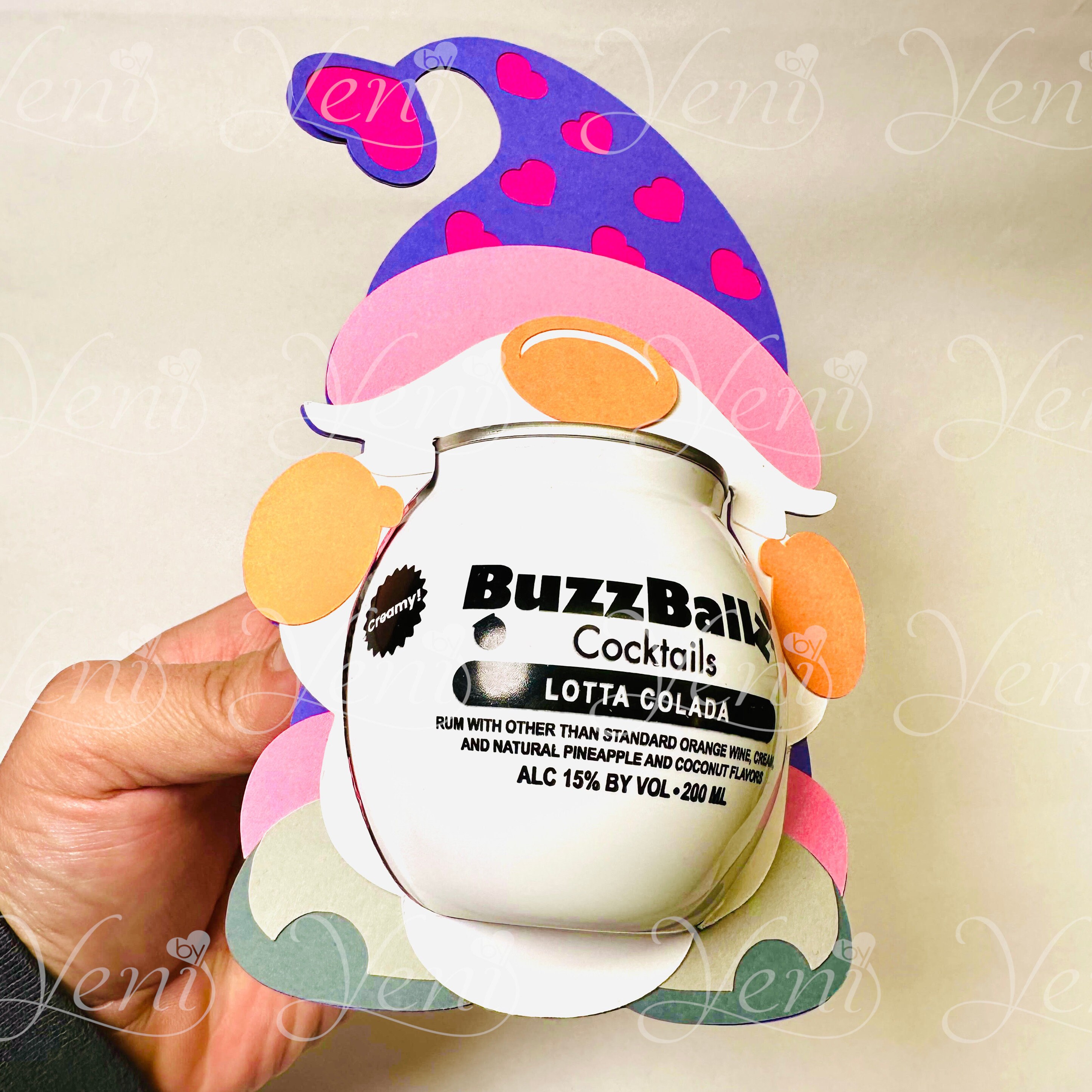 Gnome Buzzballz Holder SVG cricut or Scanandcut Studio silhouette File ...