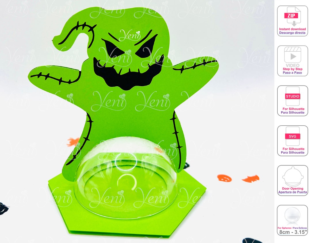 Oogie Boogie Candy Holder With Opening Door (digital Files Svg/studio ...
