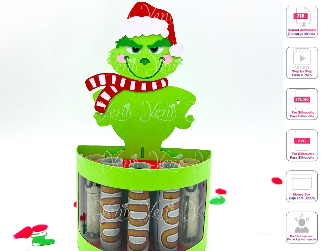 Grinch Money Holder / Projects for Papercraft / Digital File Studio ...