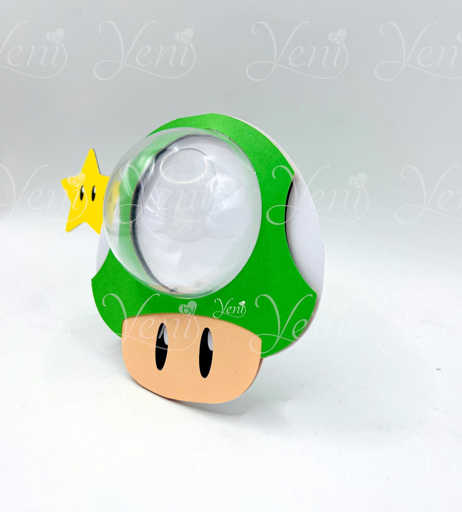 WITH Spoon Mechanism Mushroom Goomba up Candy Holder - for 8cm / 3.15 ...