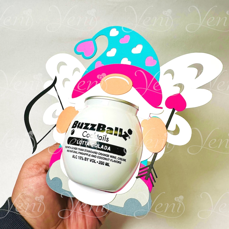 Gnome Cupid Buzzballz Holder - SVG (cricut or Scanandcut)- Studio ...