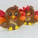 Turkey Couple Candy Boxes: Papercraft Project (digital File) - Etsy