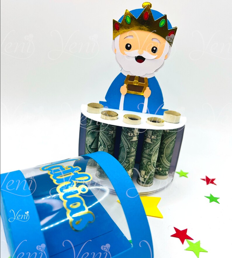 Three Kings Money Holder: Papercraft Project (SVG, Studio) - Etsy