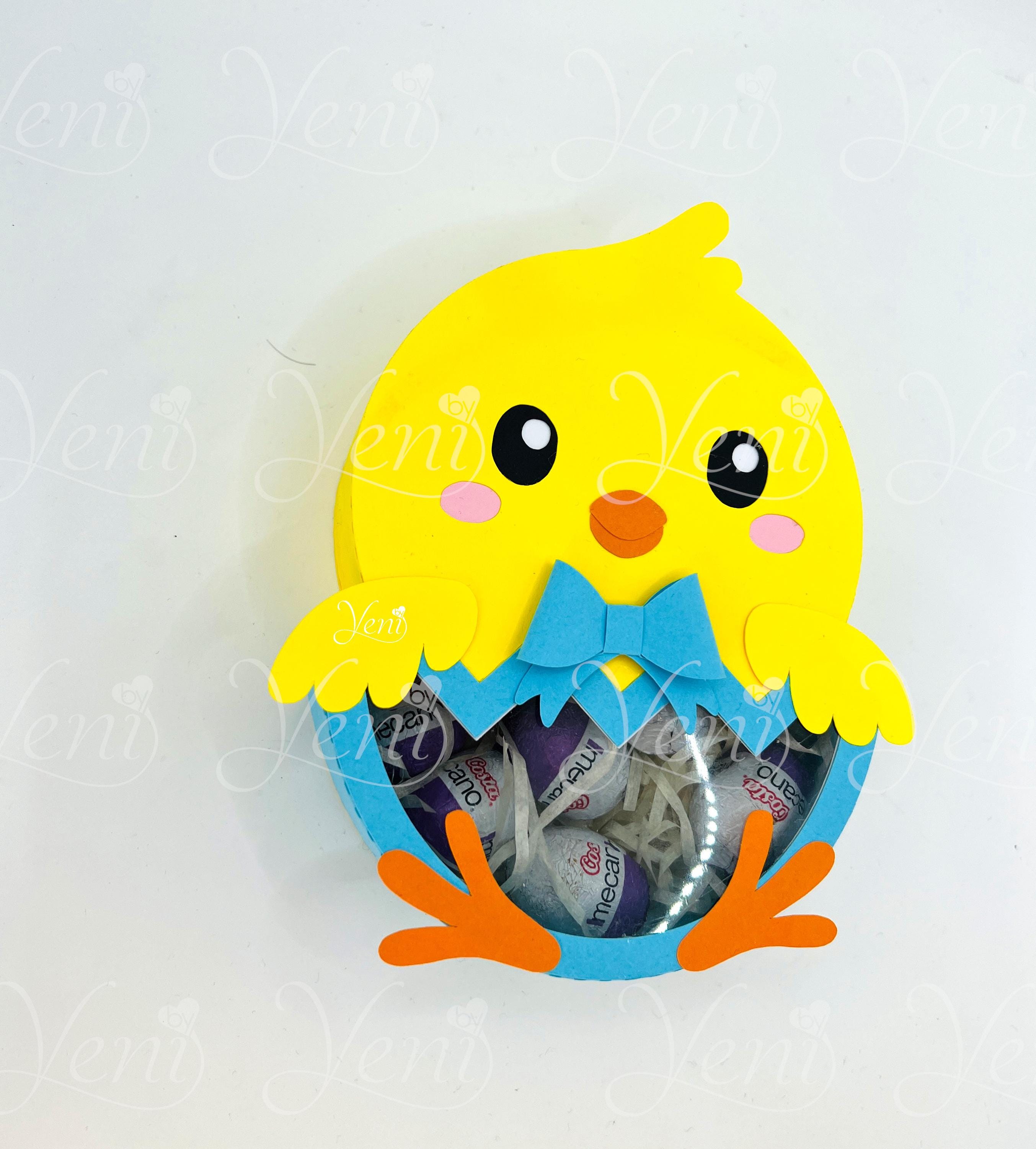 Easter Chick Candy Box With Lid: SVG Digital File - Etsy