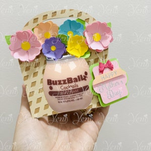 Flower Basket Buzzballz Holder - SVG (cricut or Scanandcut)- Studio ...