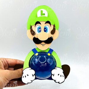 WITH Smile Mechanism Luigi Candy Holder - for 8cm / 3.15” Sphere - Etsy