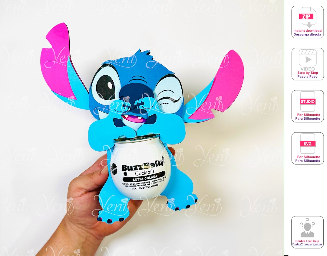 Stitch Buzzballz Holder - SVG (cricut or Scanandcut)- Studio ...