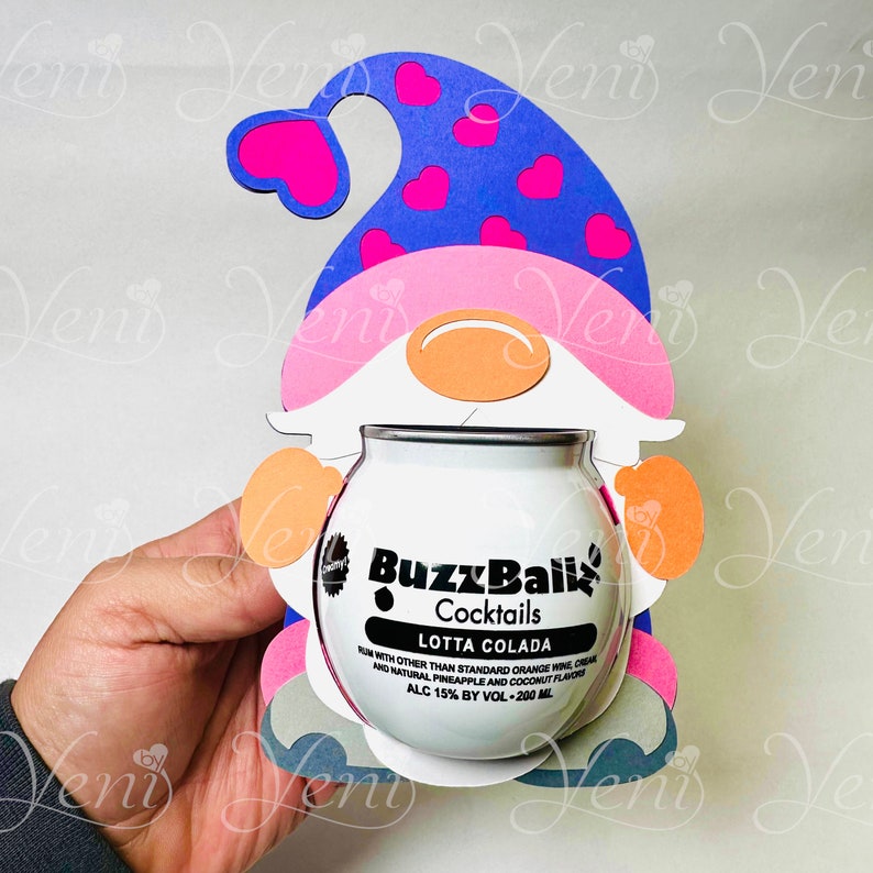 Gnome Buzzballz Holder SVG cricut or Scanandcut Studio silhouette File ...