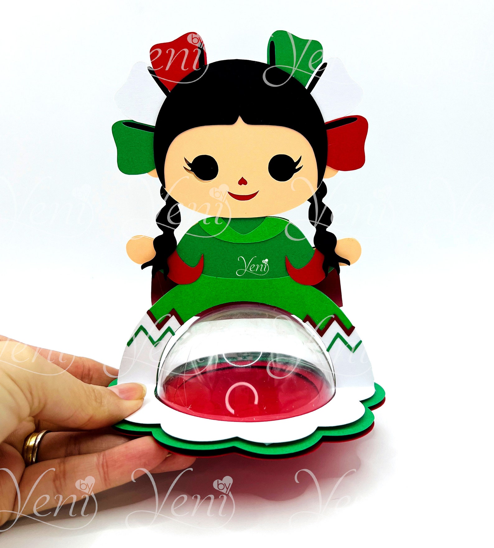 Mexican Candy Holder With Opening Door for 8cm Sphere (digital Files ...