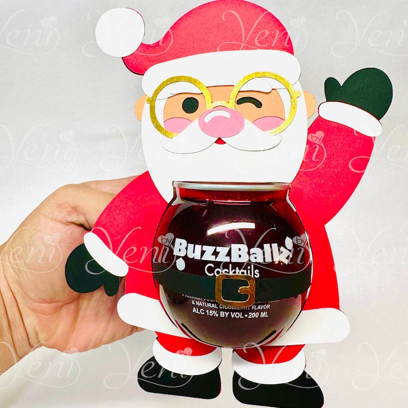 Santa Buzzballz Holder SVG cricut or Scanandcut Studio silhouette File ...