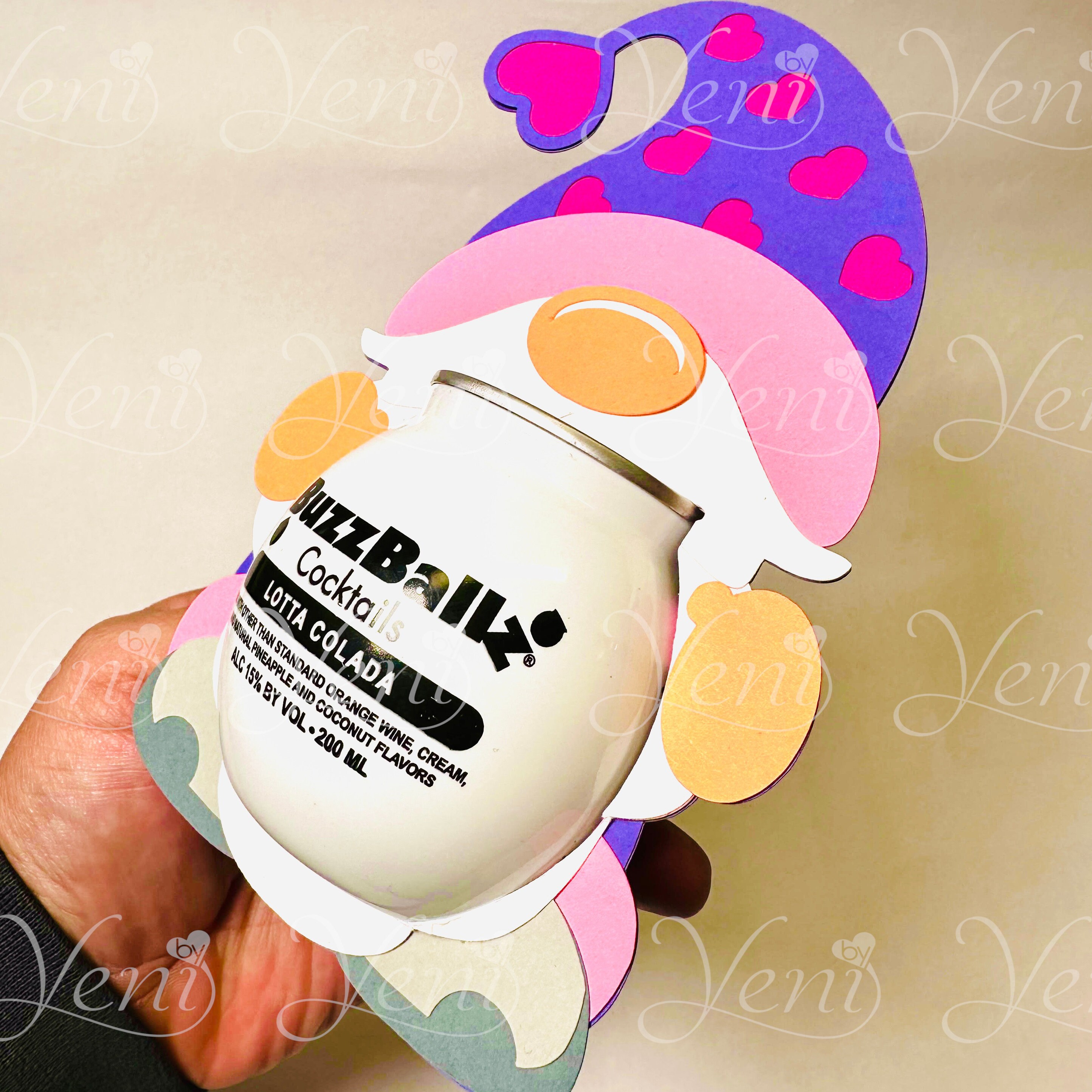 Gnome Buzzballz Holder SVG cricut or Scanandcut Studio silhouette File ...