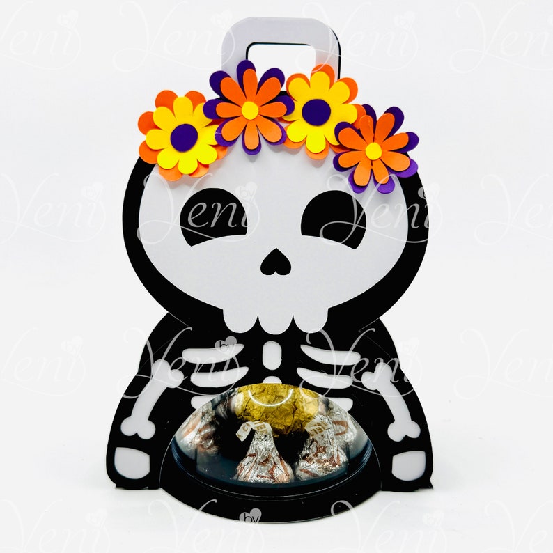 Skeletons Candy Holder - for 8cm / 3.15” Sphere - Digital Cut File ...