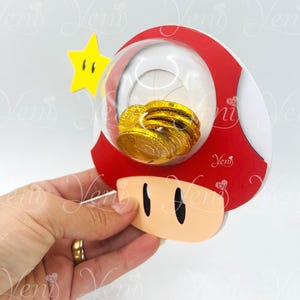 Three Pack Mario Bros Candy Holders - for 8cm / 3.15” Sphere - Mario ...