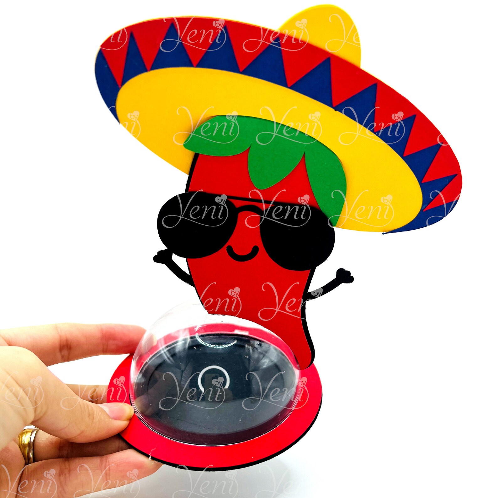 Mexican Candy Holder With Opening Door for 8cm Sphere (digital Files ...