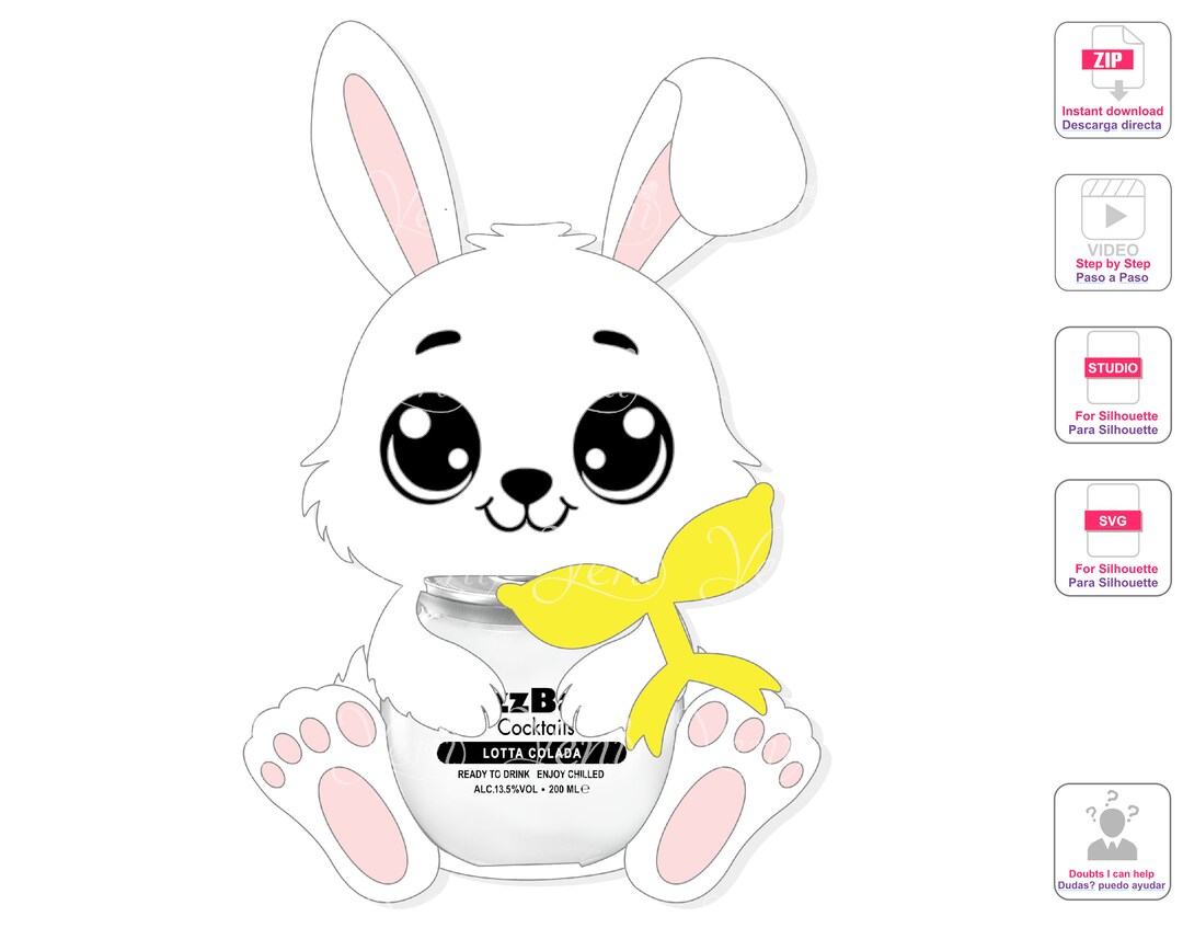 Bunnies Buzzballz Holder - SVG (cricut or Scanandcut)- Studio ...