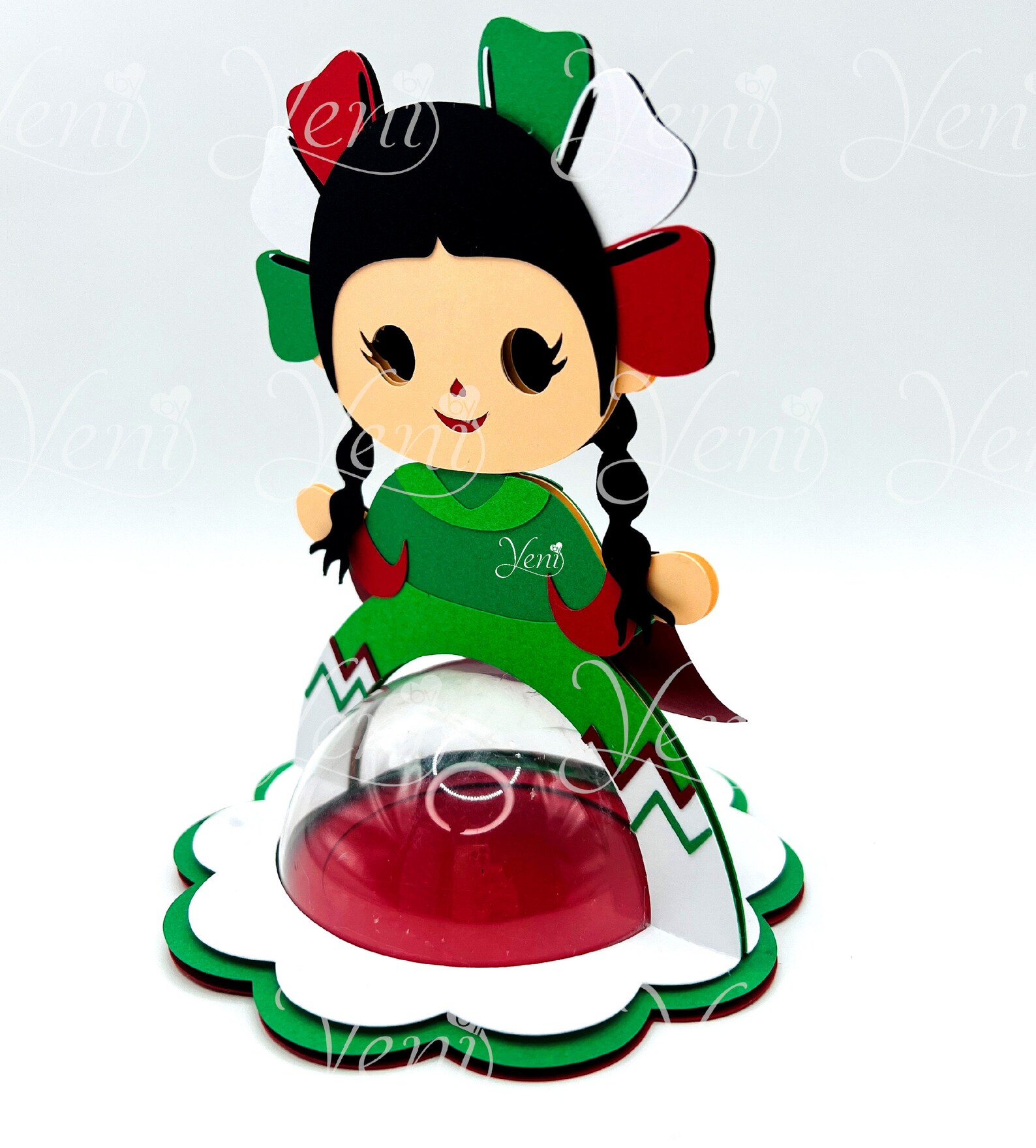 Muñeca Maria Mexican Rag Doll Candy Holder for 8cm Sphere (digital ...