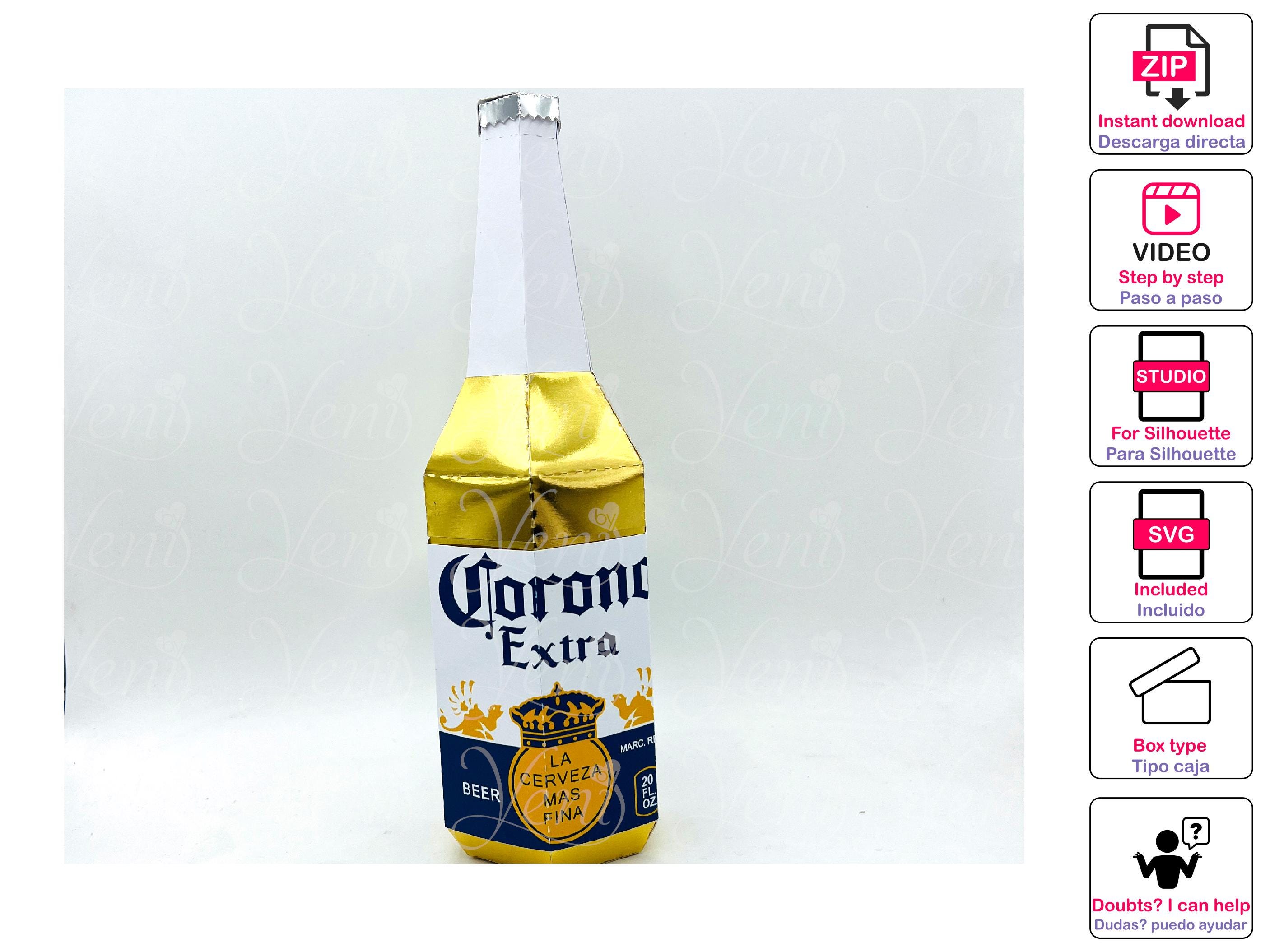 Corona Beer Bottle Box SVG: Dad Gift Candy Box (digital File) - Etsy