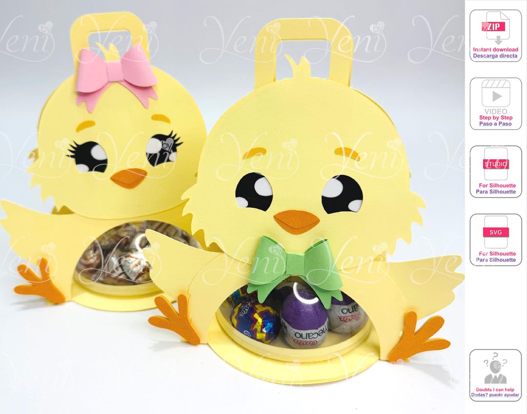 Chicks Candy Holder - for 8cm / 3.15” Sphere - Digital Files - Svg ...