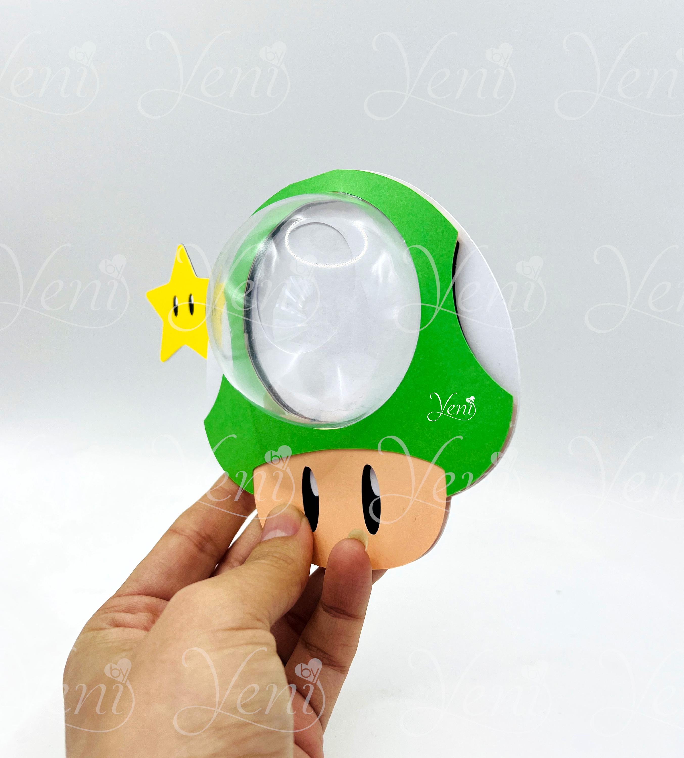 WITH Spoon Mechanism Mushroom Goomba up Candy Holder - for 8cm / 3.15 ...