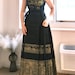 Black & Gold Dragon Mamianqun Hanfu Mamian Skirt – Traditional Chinese ...
