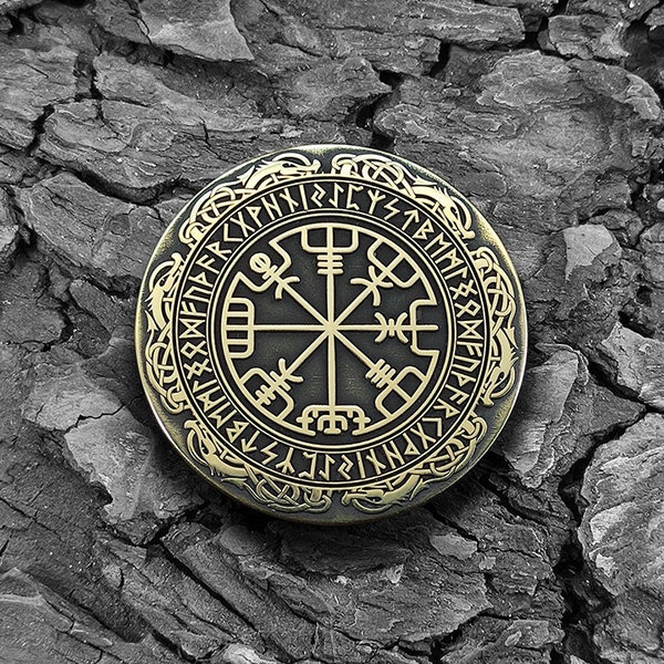 Compass Coin - Etsy