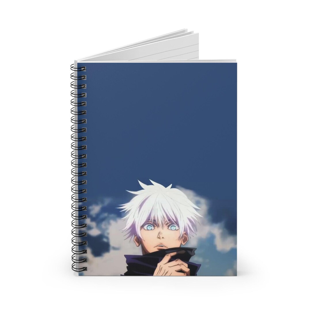 Gojo Spiral Notebook - Ruled Line, Jujutsu Kaisen Satoru Gojo Inspired ...