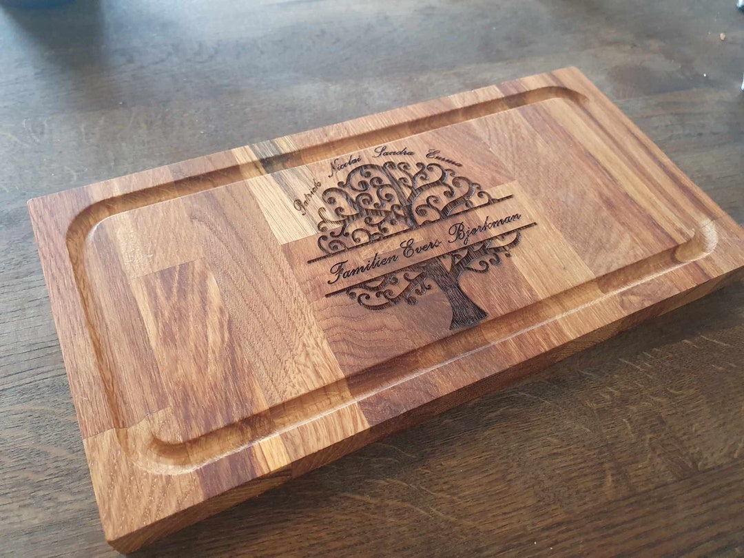 Family Tree Cutting Board A Homemade Personalized Gift - Etsy