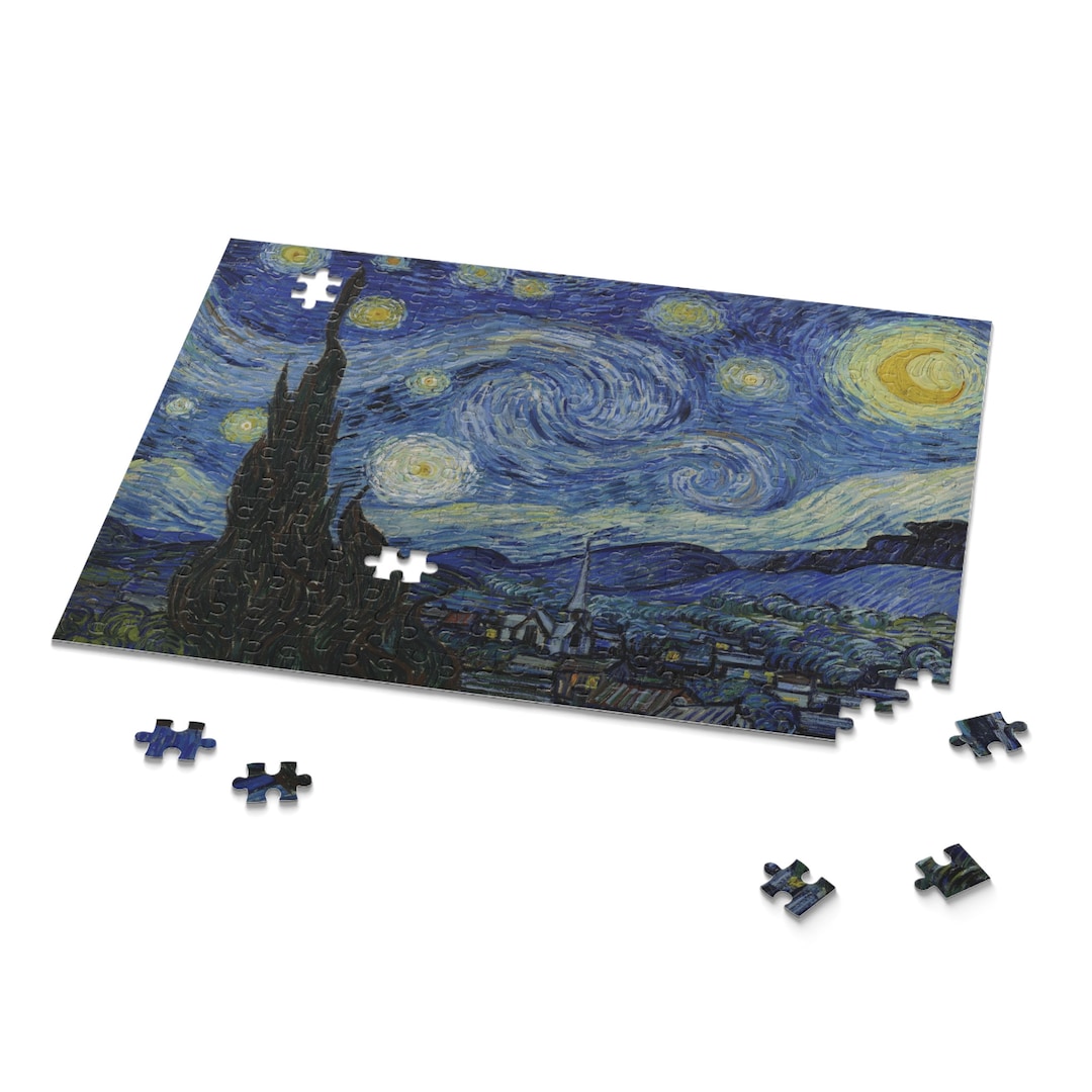 The Starry Night Puzzle - Perfect Gift Idea - 3 Different Sizes - Wall ...