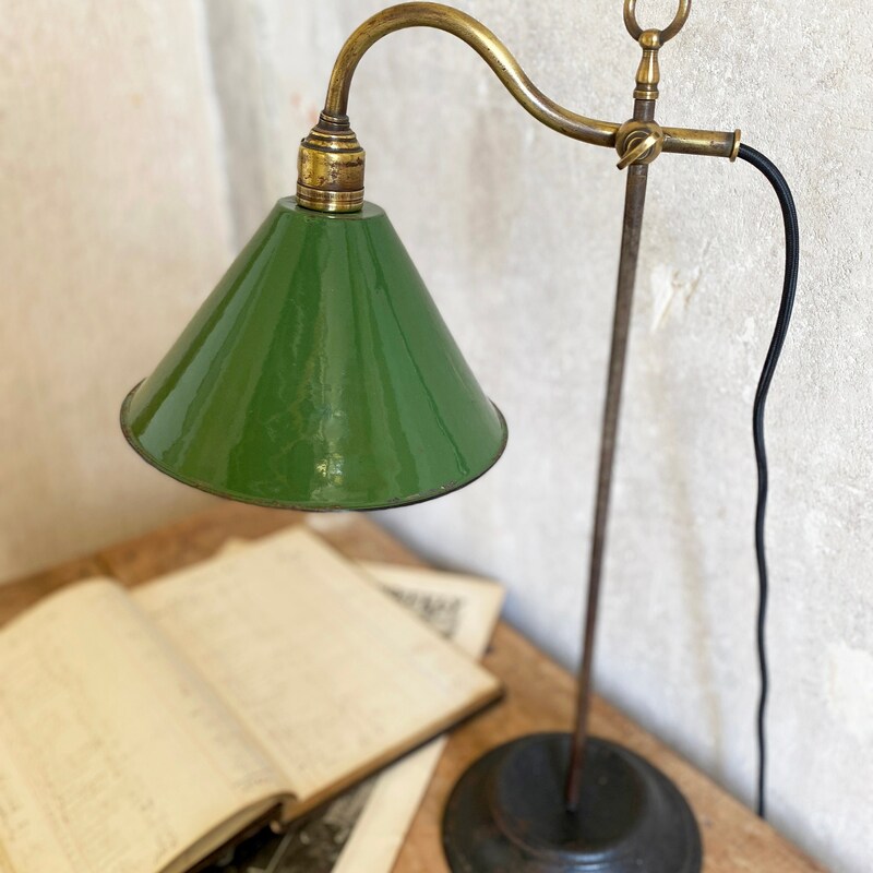 Brass Reading Lamp - Etsy
