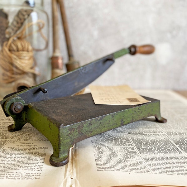 Vintage Paper Cutter - Etsy
