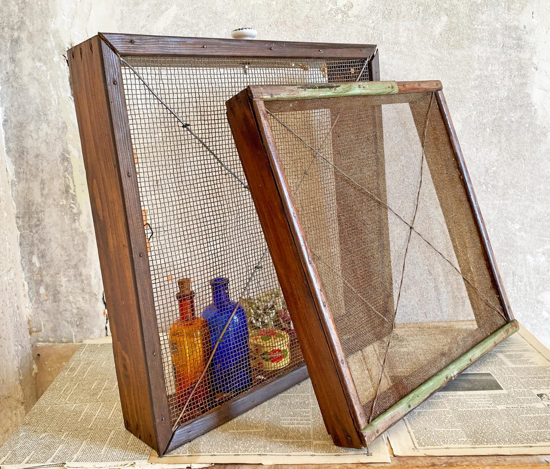 2 Vintage French Garden Sieves: Rustic Farmhouse Wall Decor Must-have ...