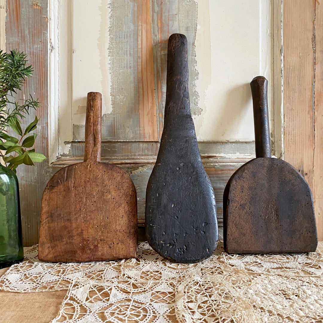 Vintage French Wood Laundry Paddle | Laundry Beater or Bat | Washing ...