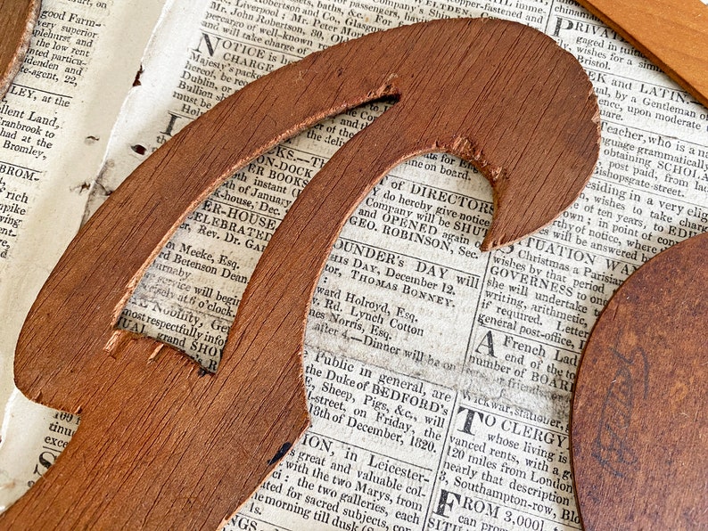 7 Antique Wooden French Curve Set Vintage Drafting Tool Helpful for ...
