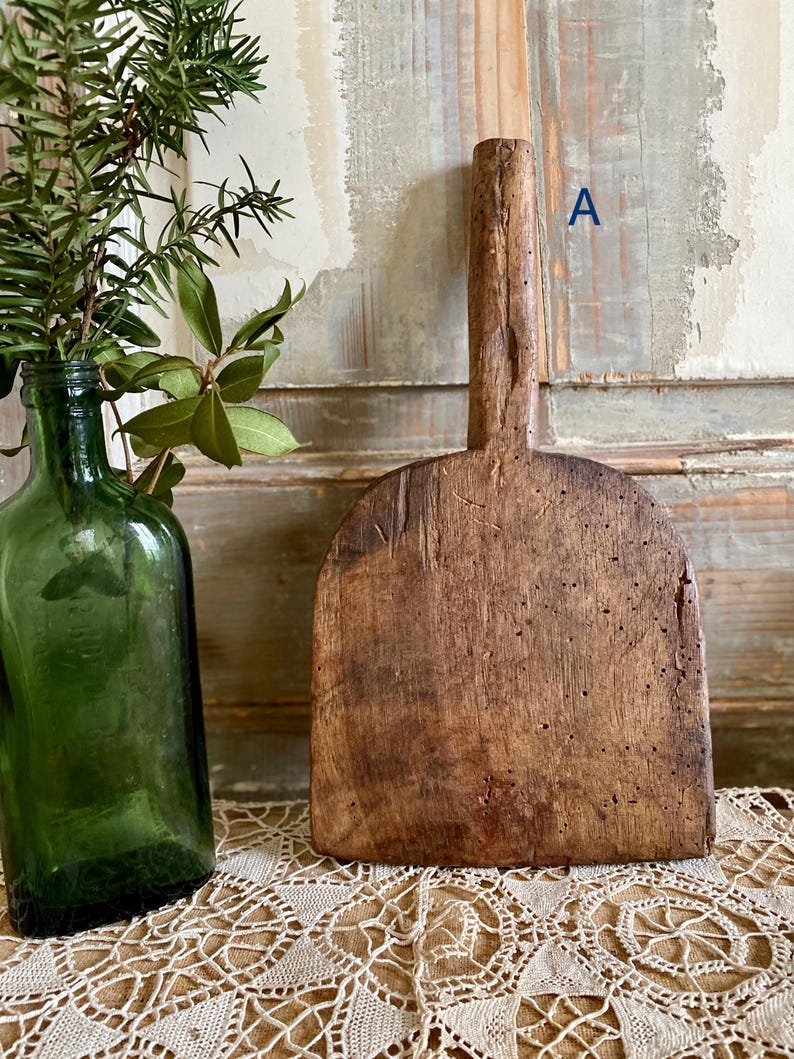 Vintage French Wood Laundry Paddle | Laundry Beater or Bat | Washing ...