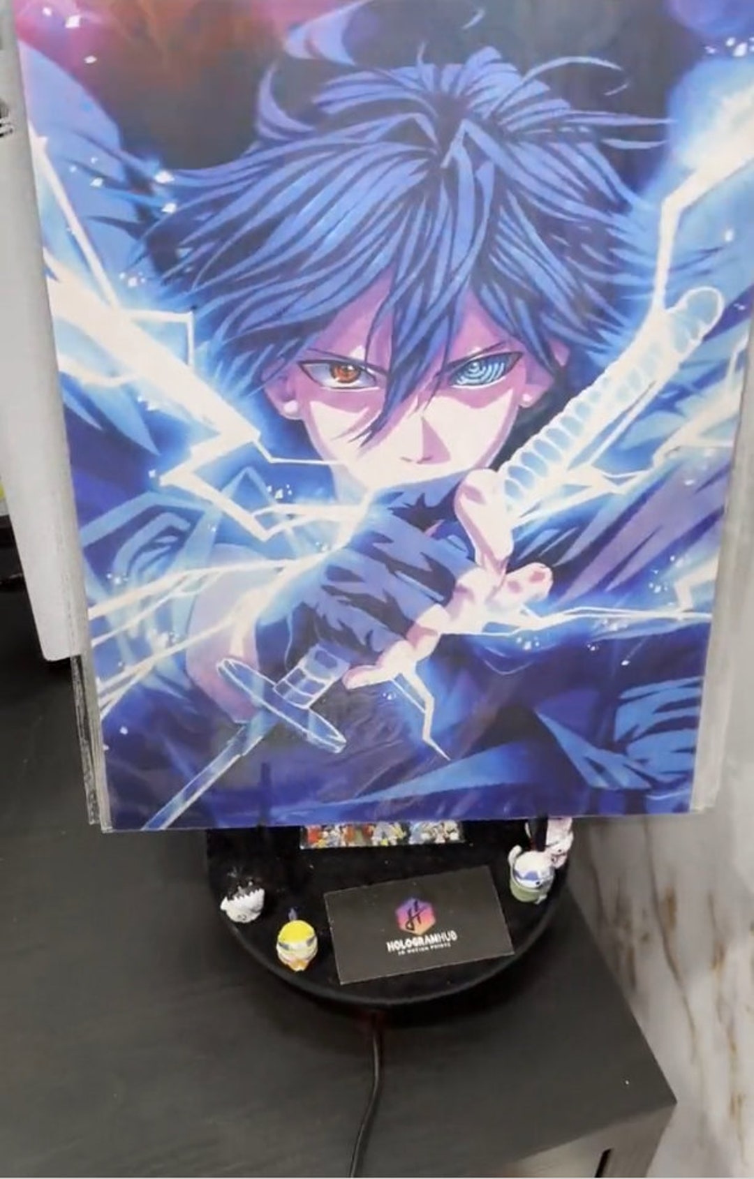 Sauske/naruto/kakashi Fighting Form Lenticular Poster - Etsy