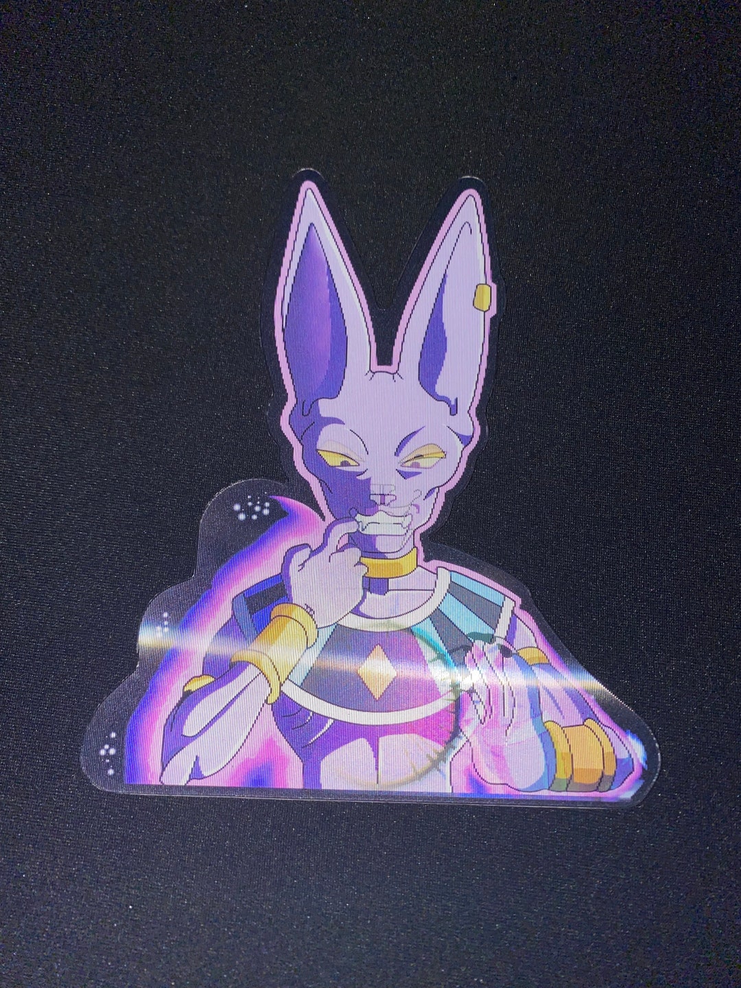 Dragon Ball Z: Beerus Lenticular Sticker - Etsy