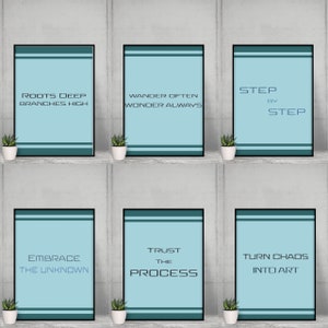 Inspirational Quotes Bundle - Digital Download, Printable Wall Art for ...