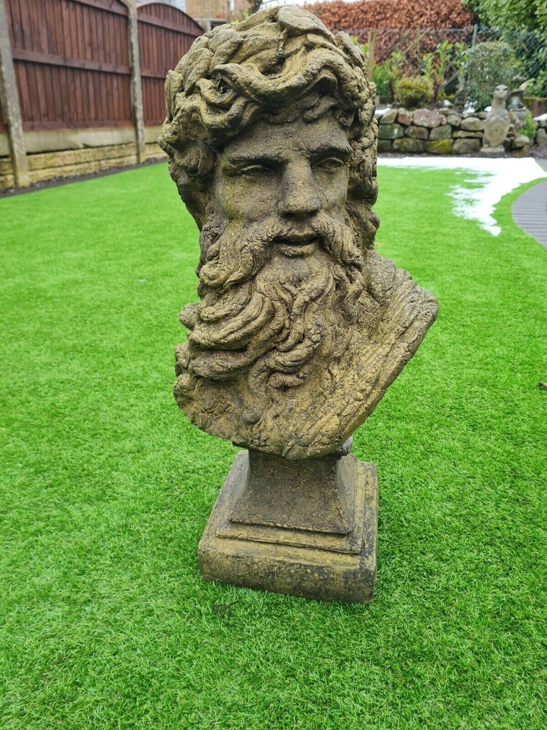 Zeus English Stone Statue - Etsy