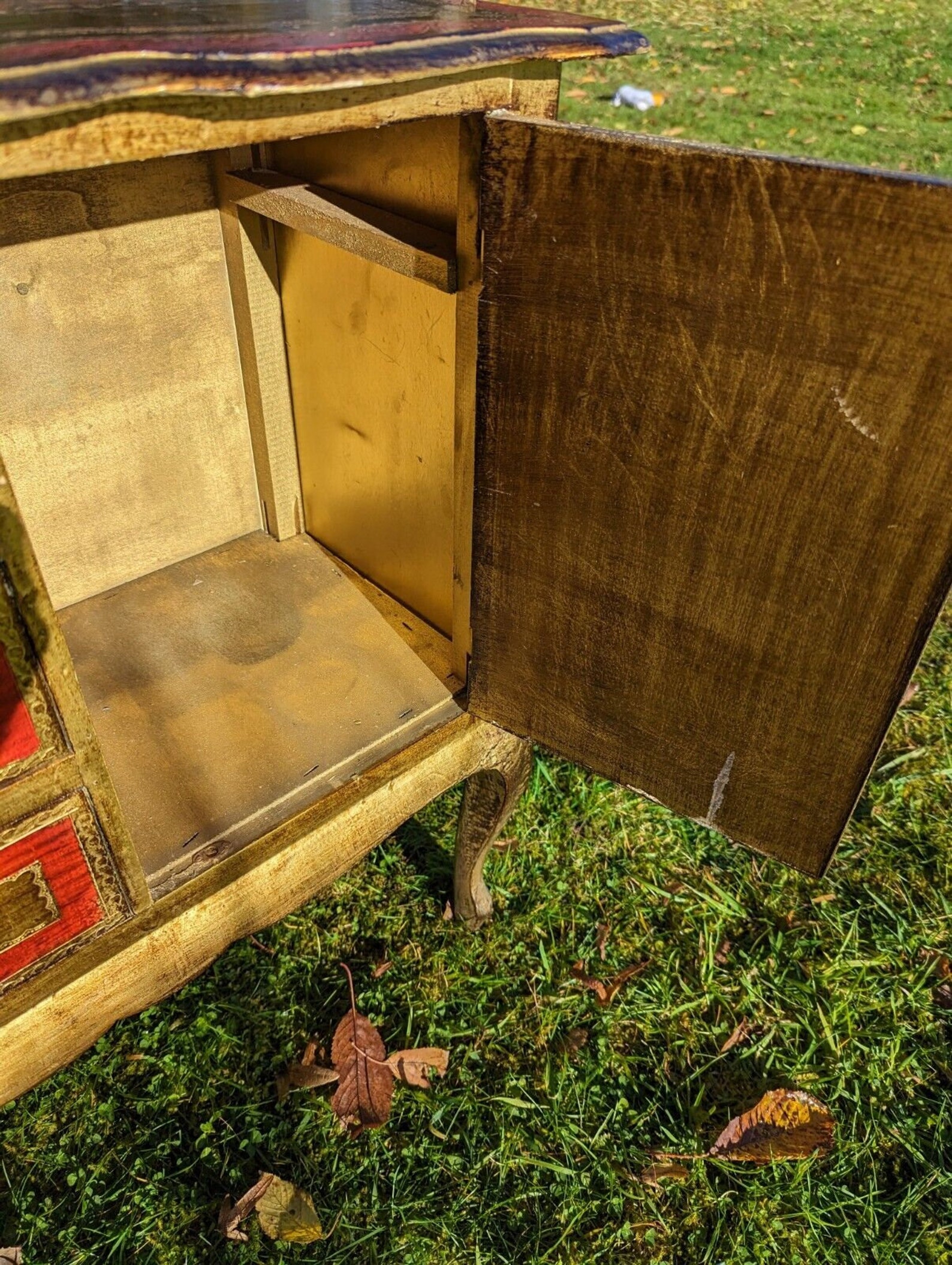 Two Vintage Italian Florentine Cabinets - Etsy UK