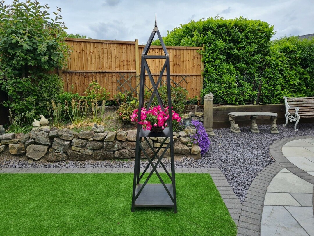 Garden Obelisk Plant Climber by Blacksmith Made in England - 0247 - Etsy