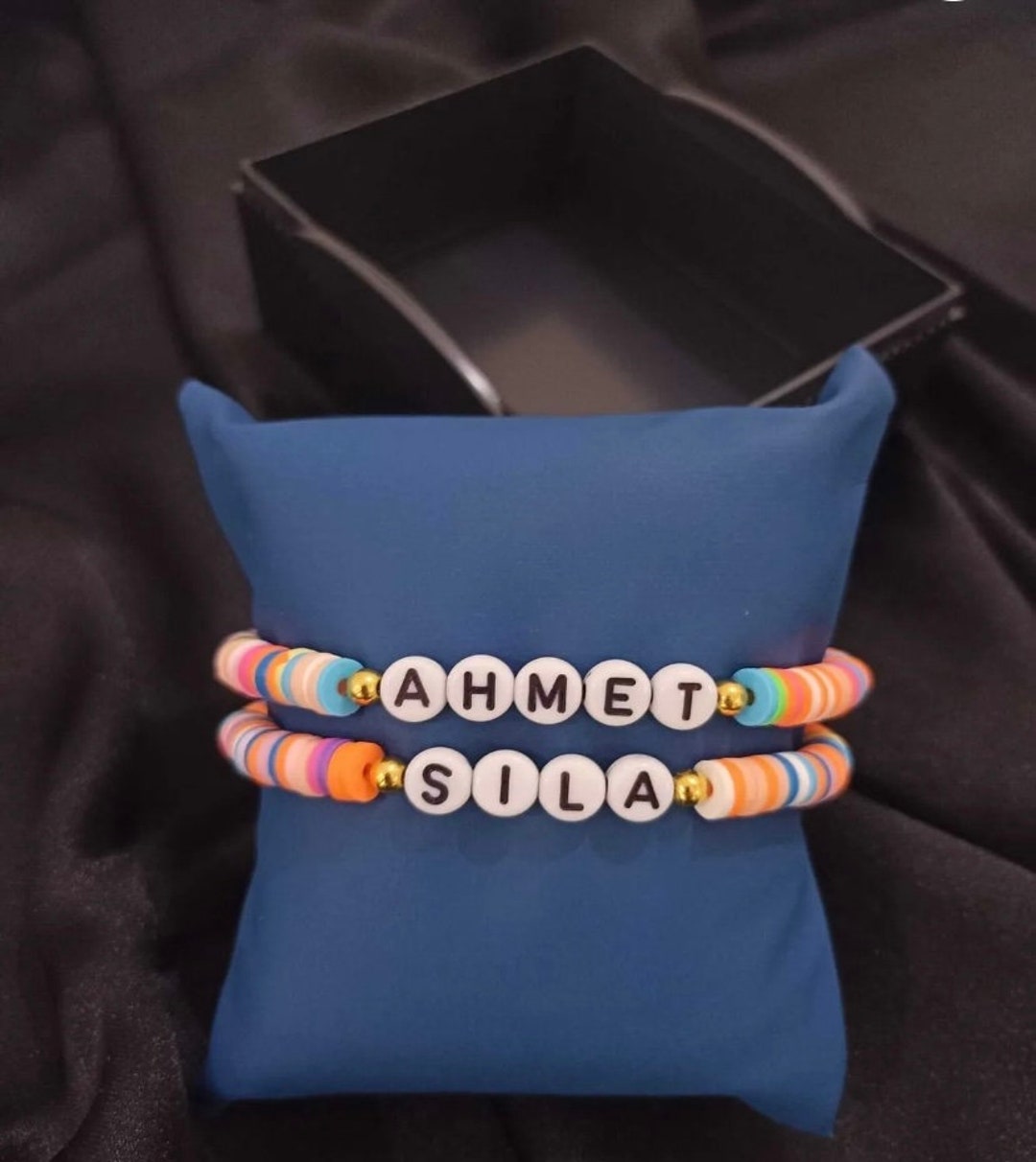Double Fimo Bracelet With Personalized Name - Etsy